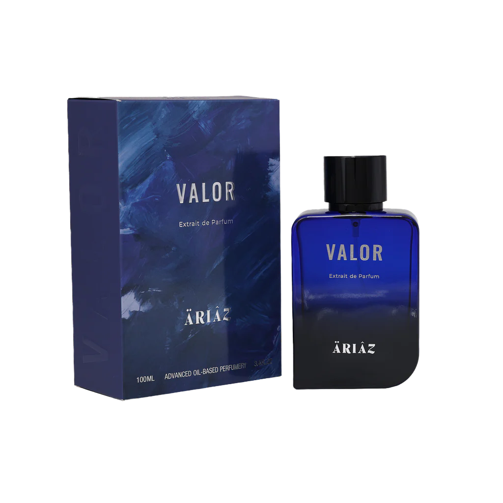 Valor by ARIAZ 3.4oz/100ml Extrait De Parfum For Him – Woody Aromatic