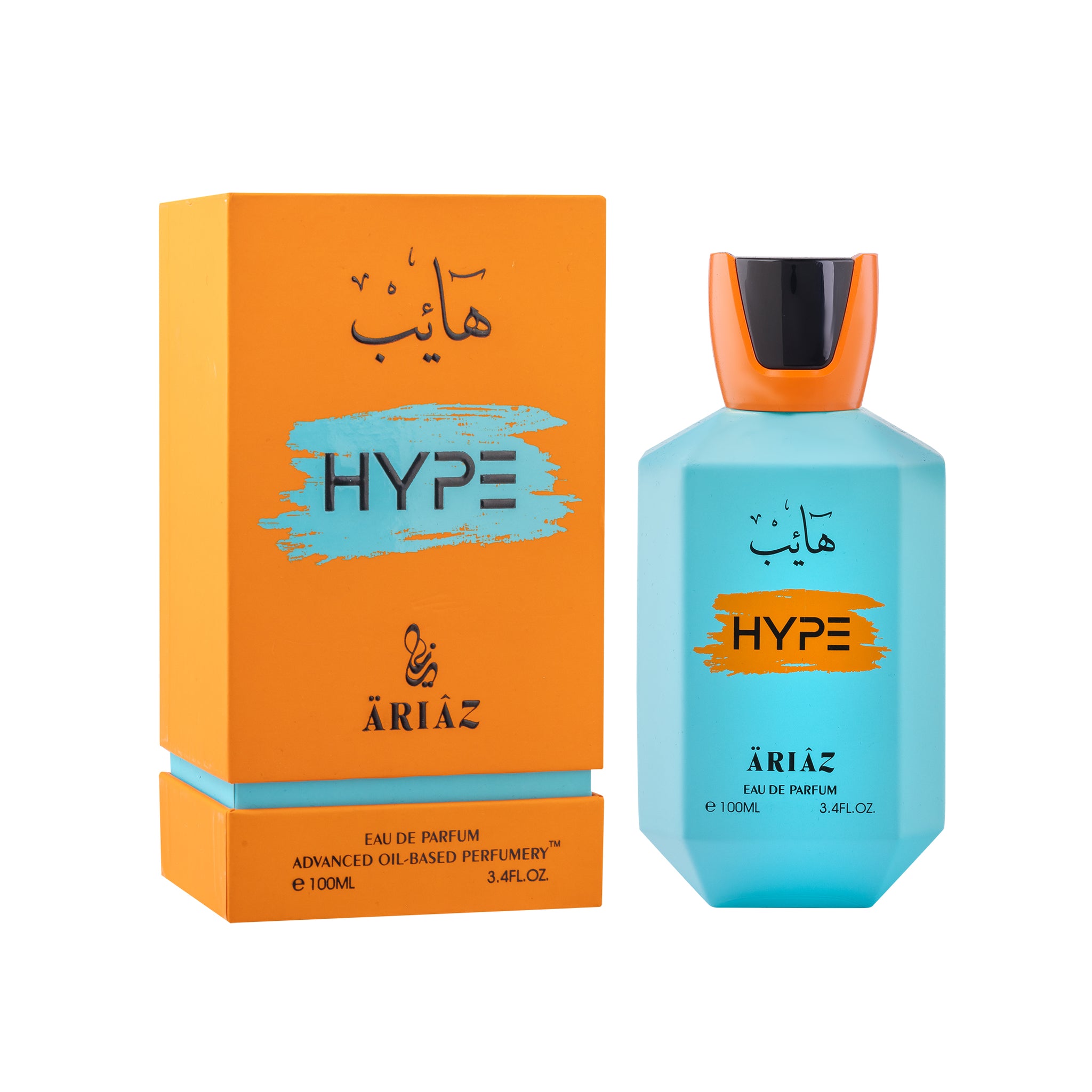HYPE by ARIAZ 3.4oz/100ml Eau De Parfum For Him - Fresh Citrus Aromati
