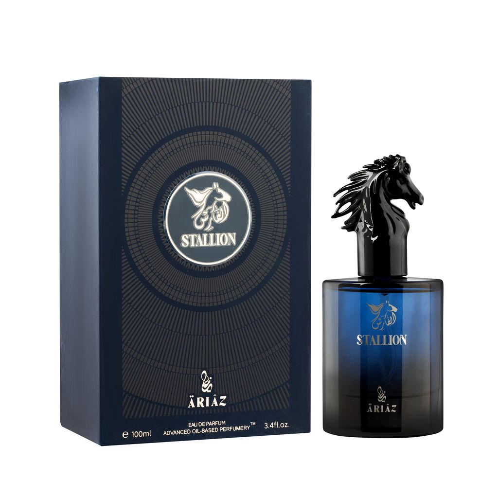 STALLION by ARIAZ 3.4oz/100ml Eau De Parfum for Him – Citrus Woody Aro